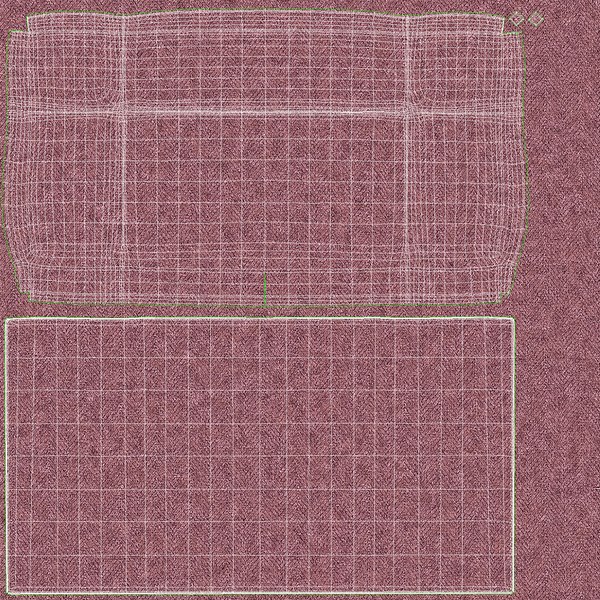 Headboard 13 blush 3D model - TurboSquid 1457930