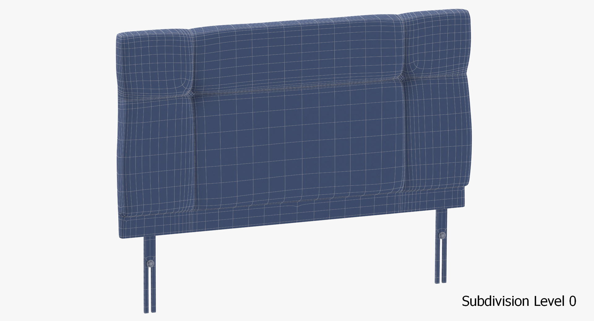 Headboard 13 blush 3D model - TurboSquid 1457930
