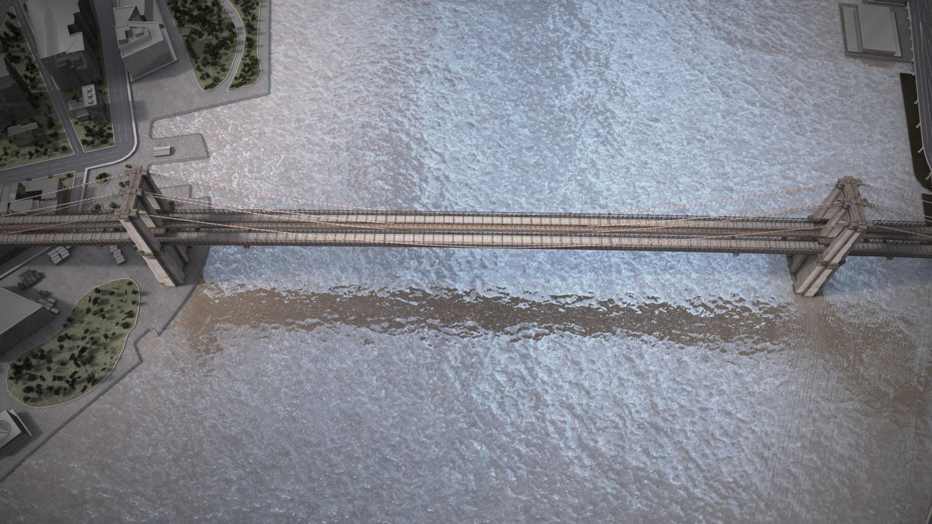 3d brooklyn bridge model