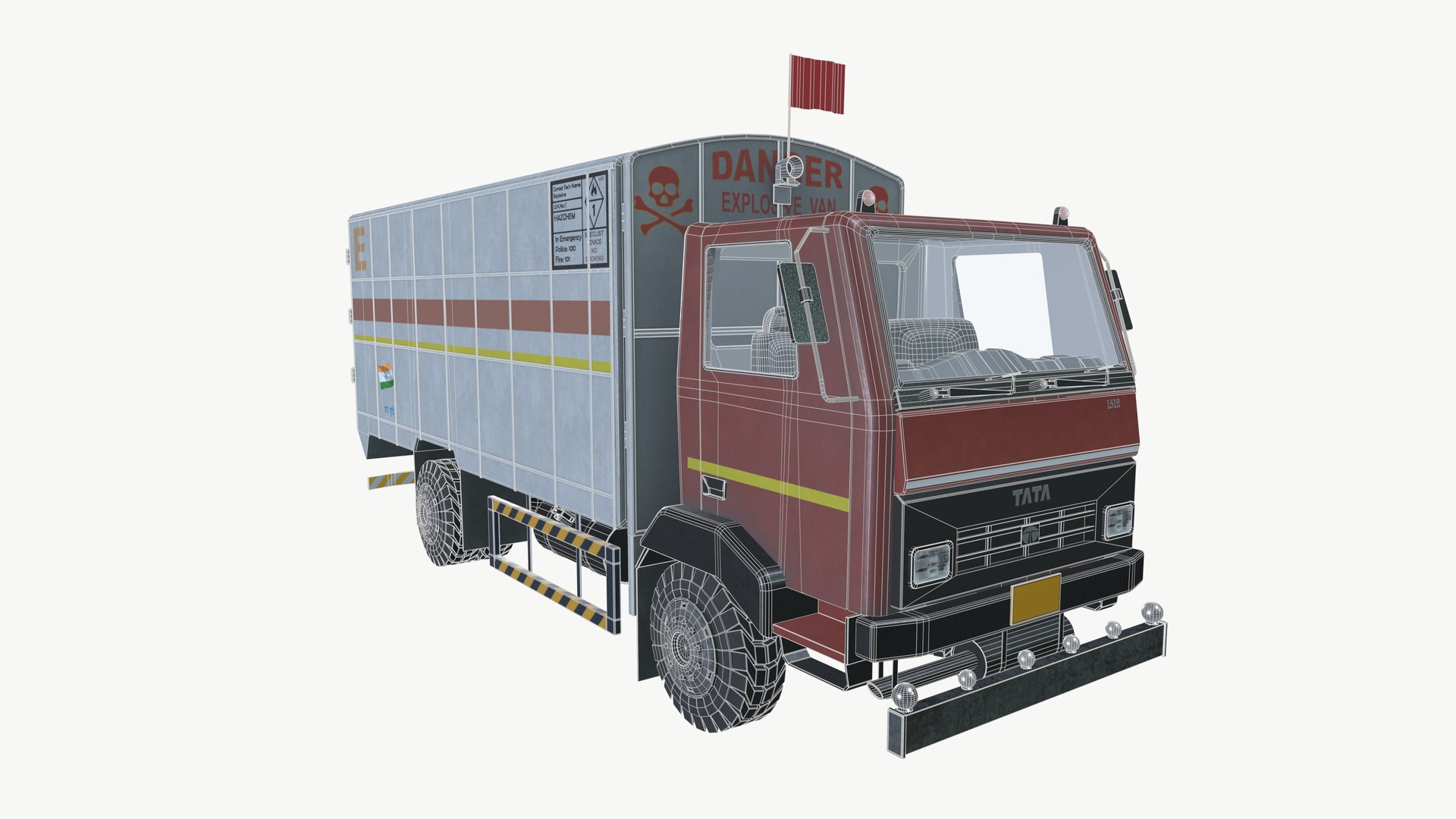 3D Model TATA Goods Truck - TurboSquid 2271306