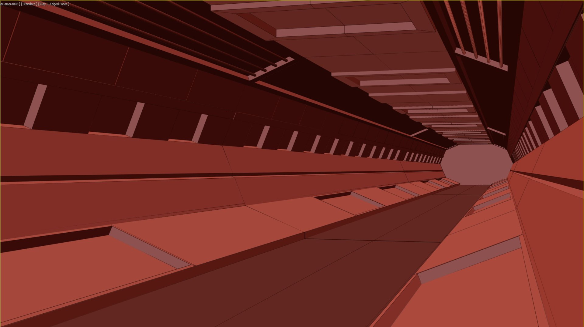 Lowpoly Sci Fi Corridor 04 3D Model - TurboSquid 2042594