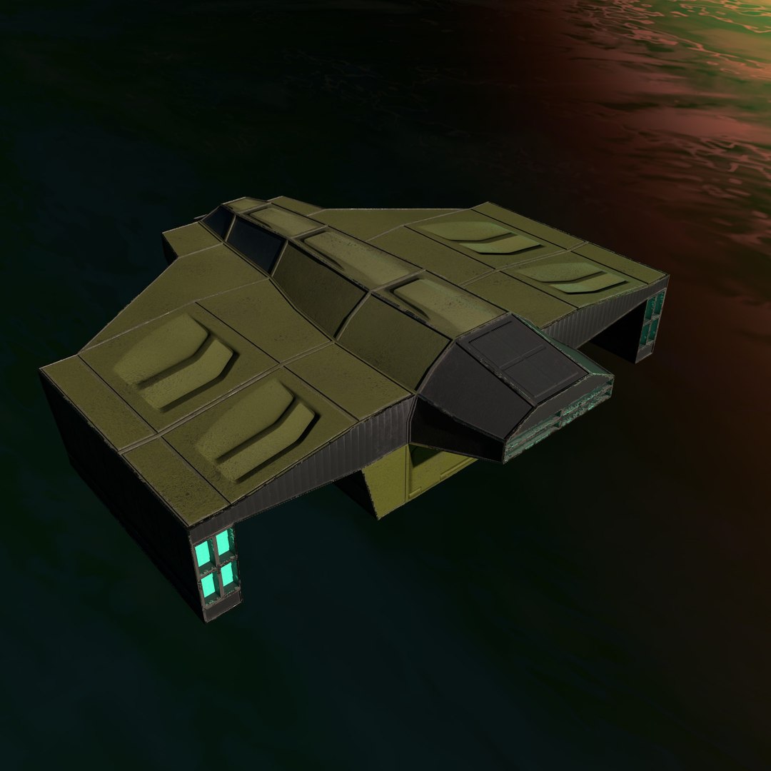 3D Cargo Space Ship 2 Model - TurboSquid 1773144
