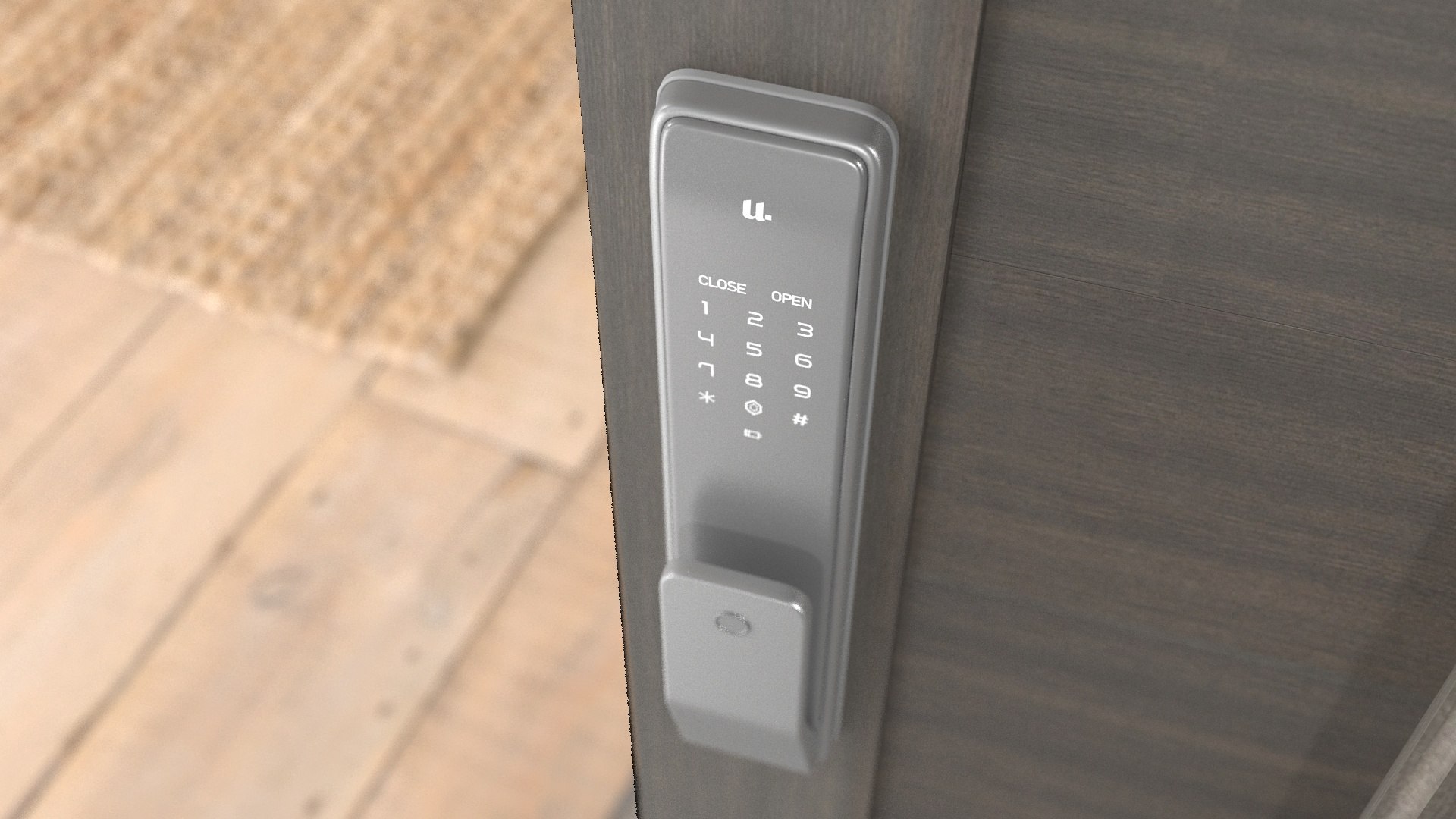Smart Lock Xiaomi Mijia U M2 Silver 3D Model - TurboSquid 2274255