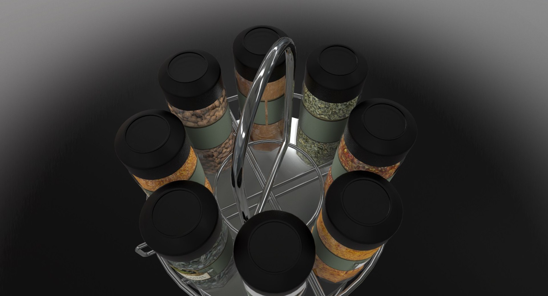3D Spices Rack Model - TurboSquid 1229614