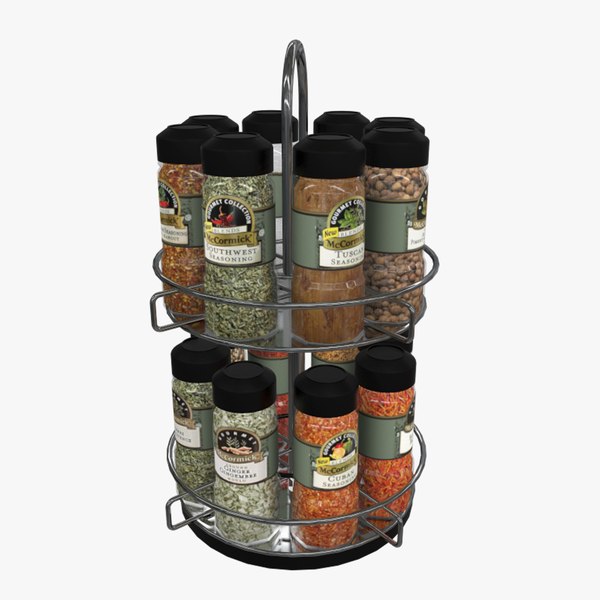 Spice Rack 3D Models for Download | TurboSquid