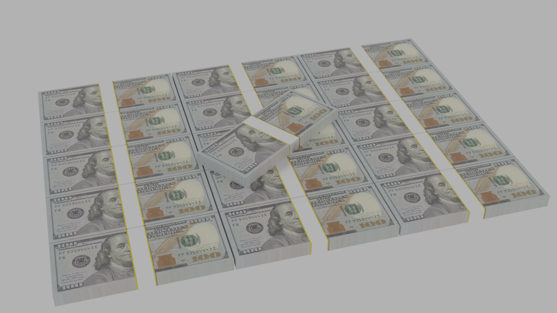 3D Dollar Money 8k - TurboSquid 2184397