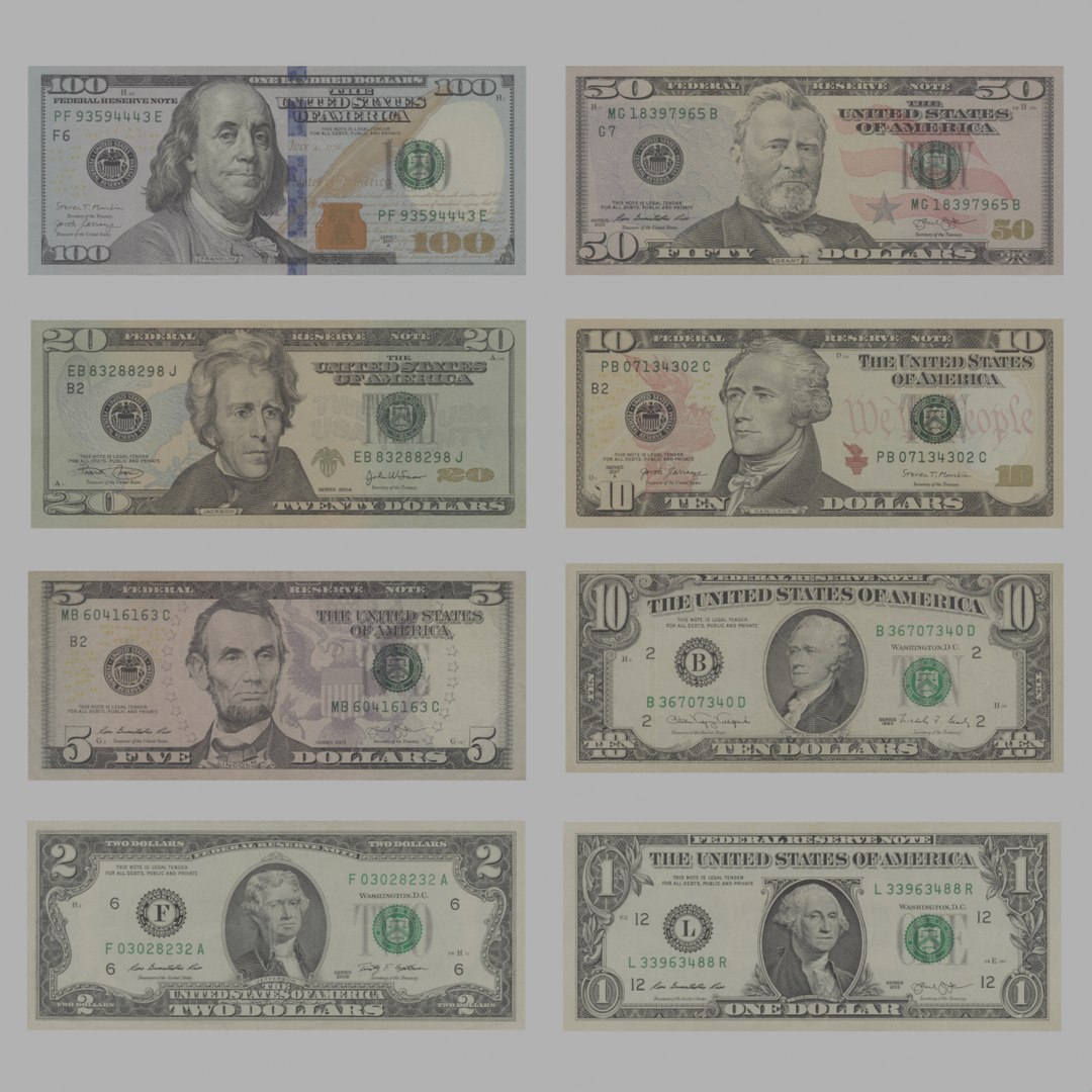 3D Dollar Money 8k - TurboSquid 2184397