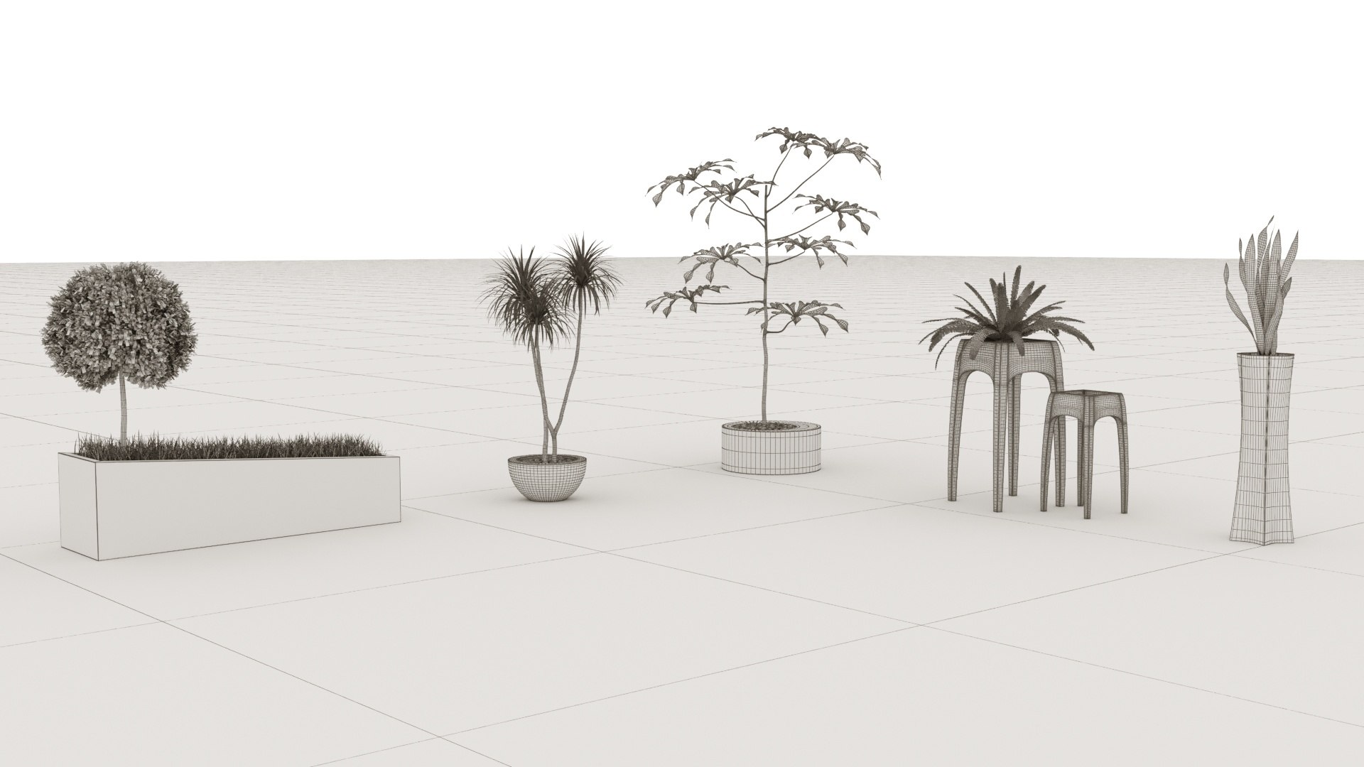 3D Decorative Flower Pot Low Poly model - TurboSquid 1884345