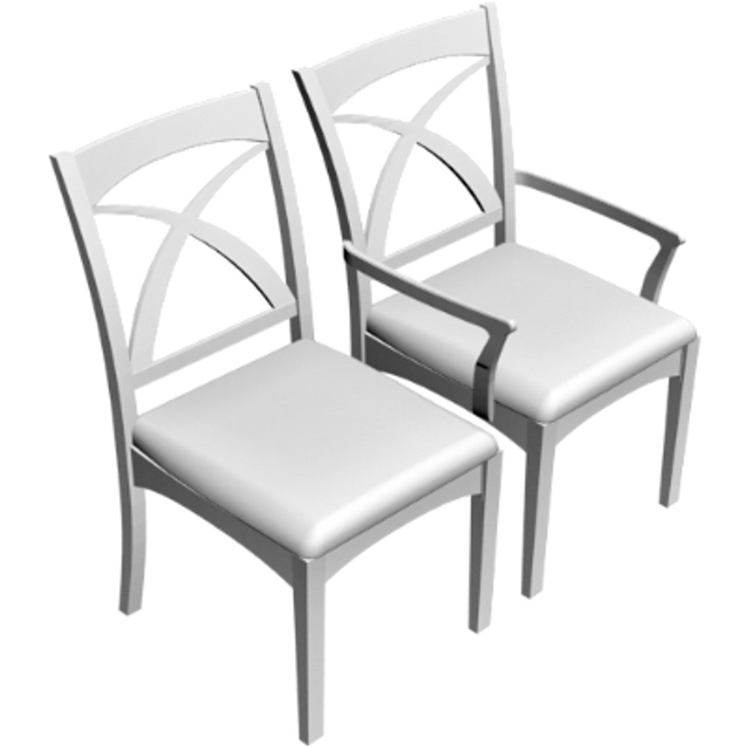 Dining Armchair Chair Obj