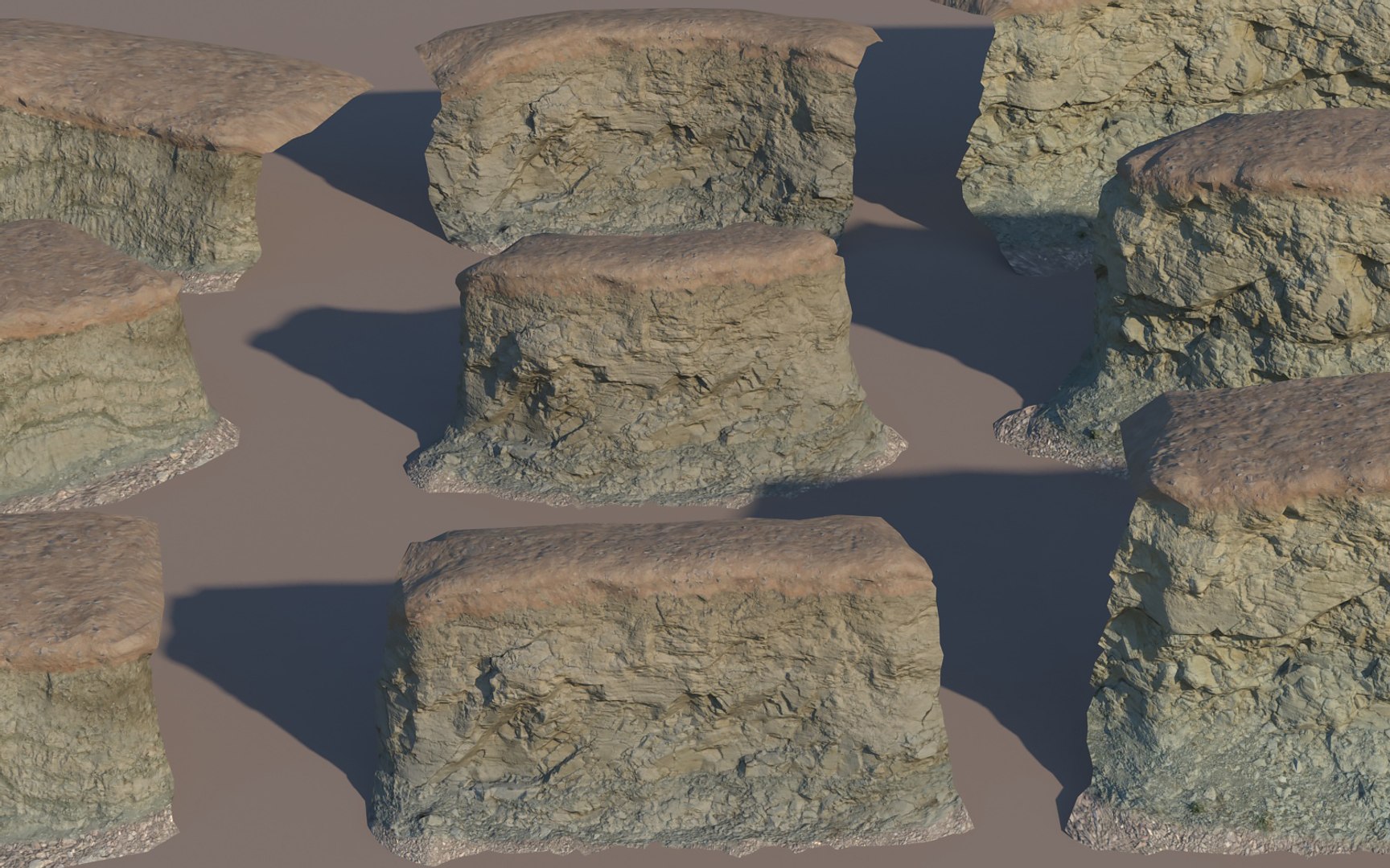 Modular Cliff 3D Model - TurboSquid 1201425