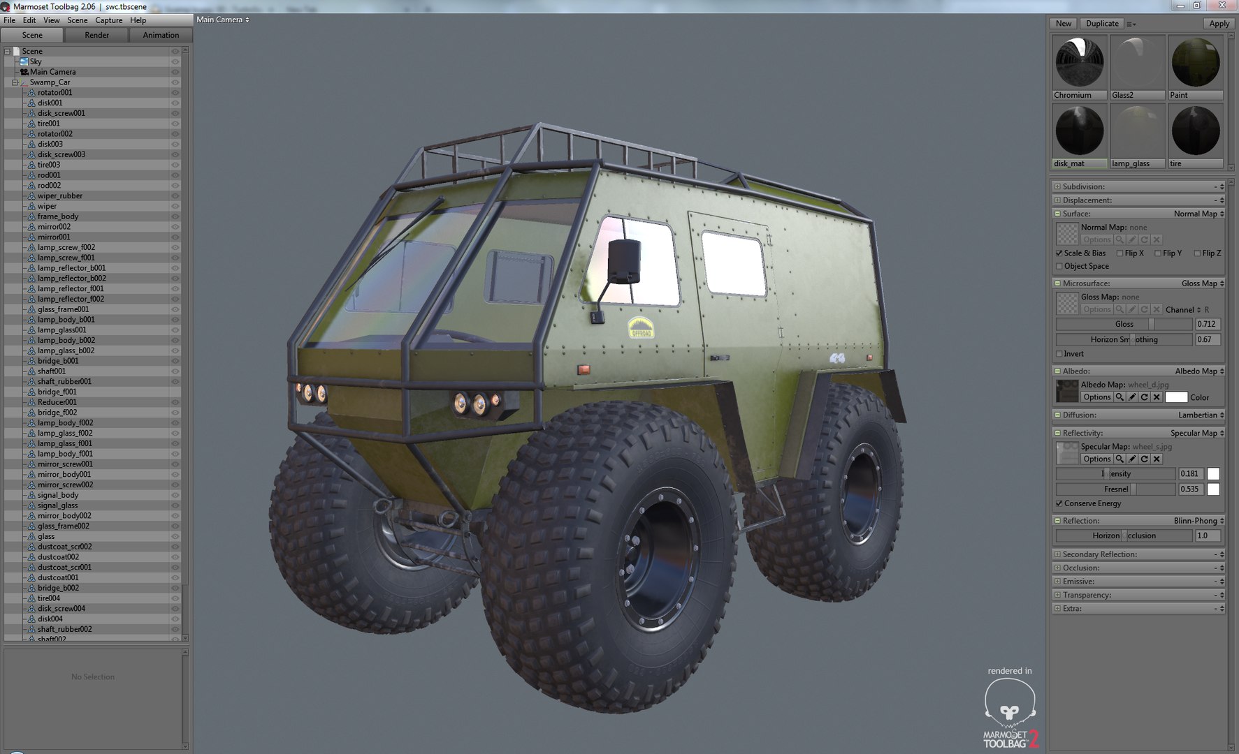 Swamp Buggy 3D - TurboSquid 1174592