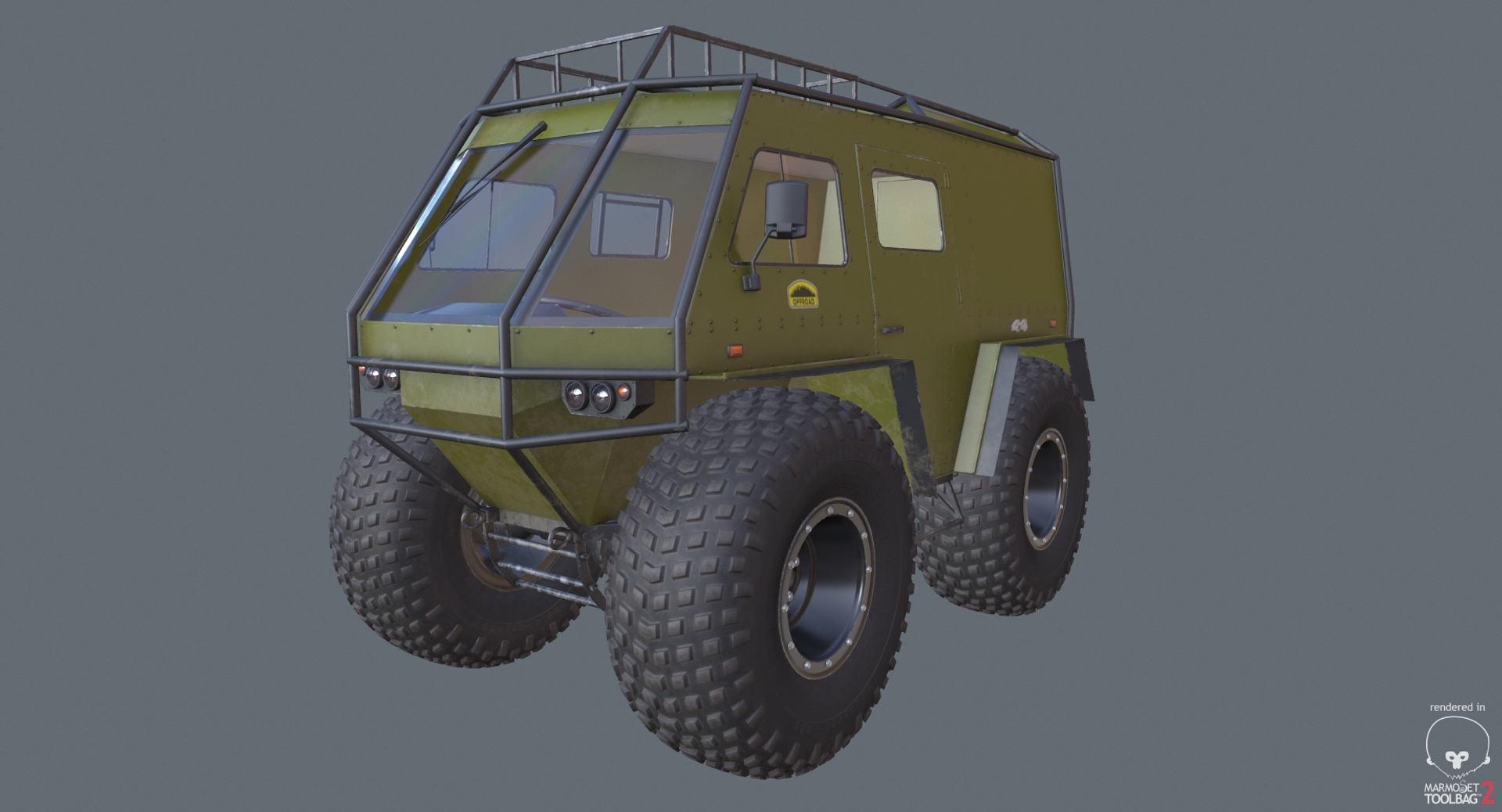 Swamp buggy 3D - TurboSquid 1174592