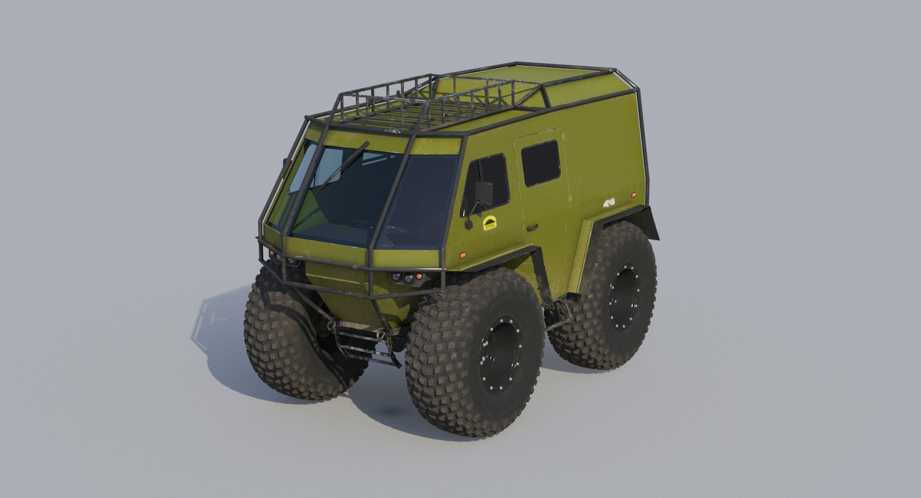 Swamp buggy 3D - TurboSquid 1174592