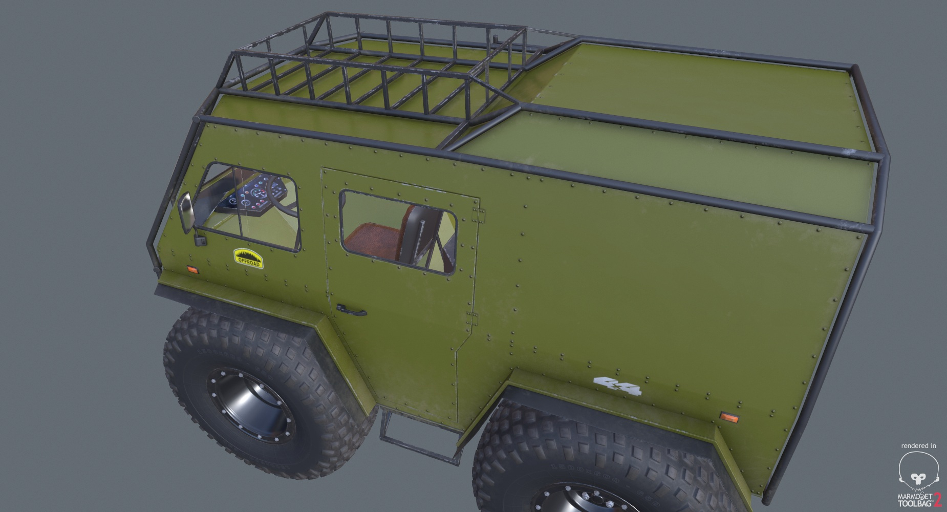 Swamp buggy 3D - TurboSquid 1174592