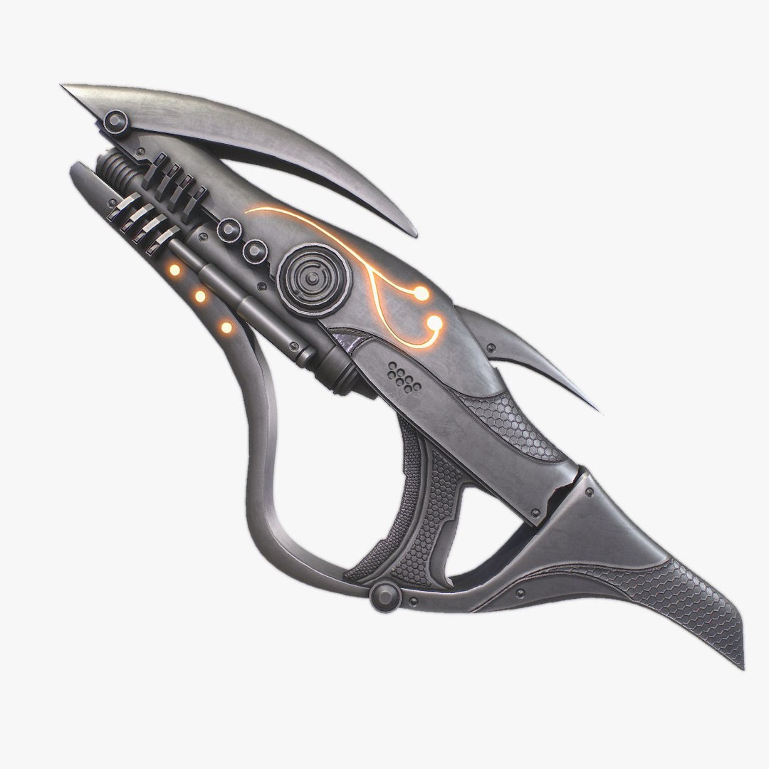 Alien Blaster Model - TurboSquid 2417754