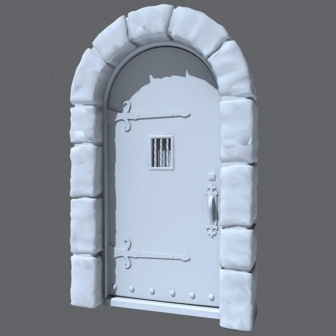 3d castle door