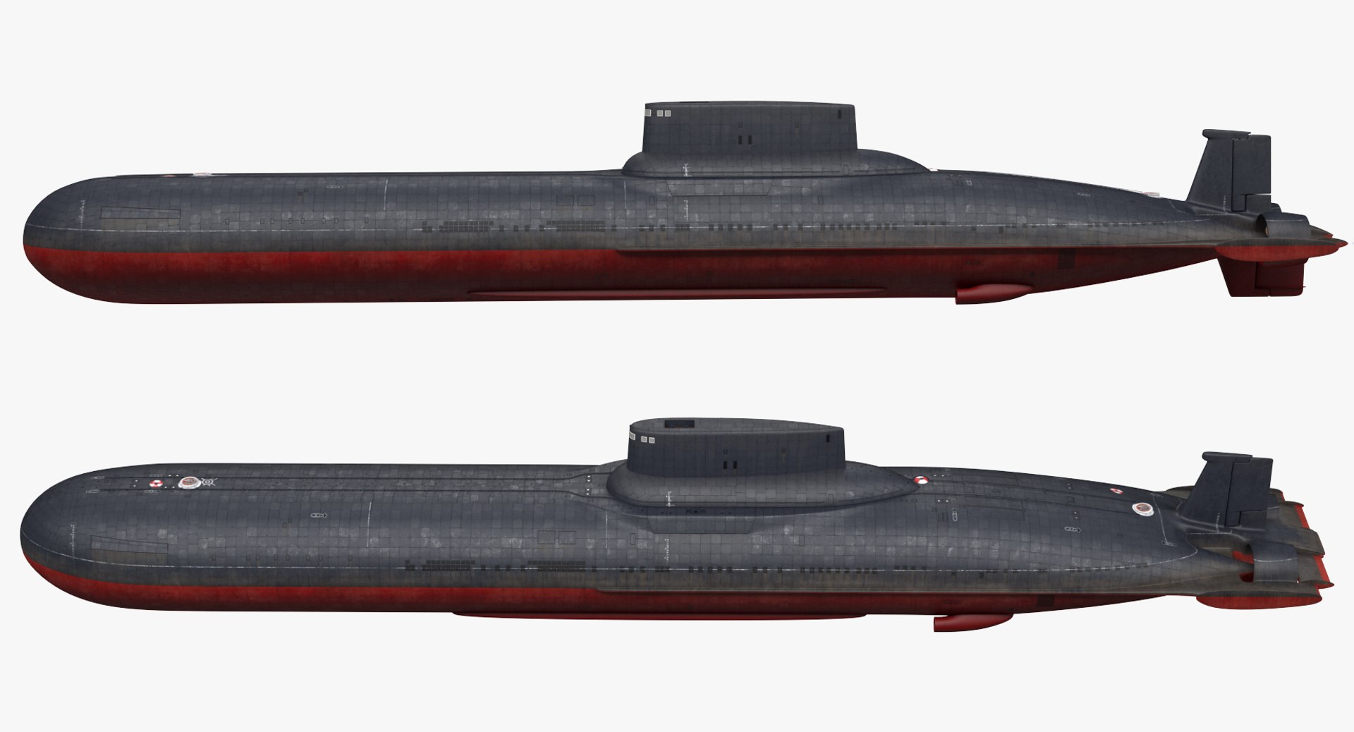 3D Typhoon Class Submarine Project Model - TurboSquid 1209408