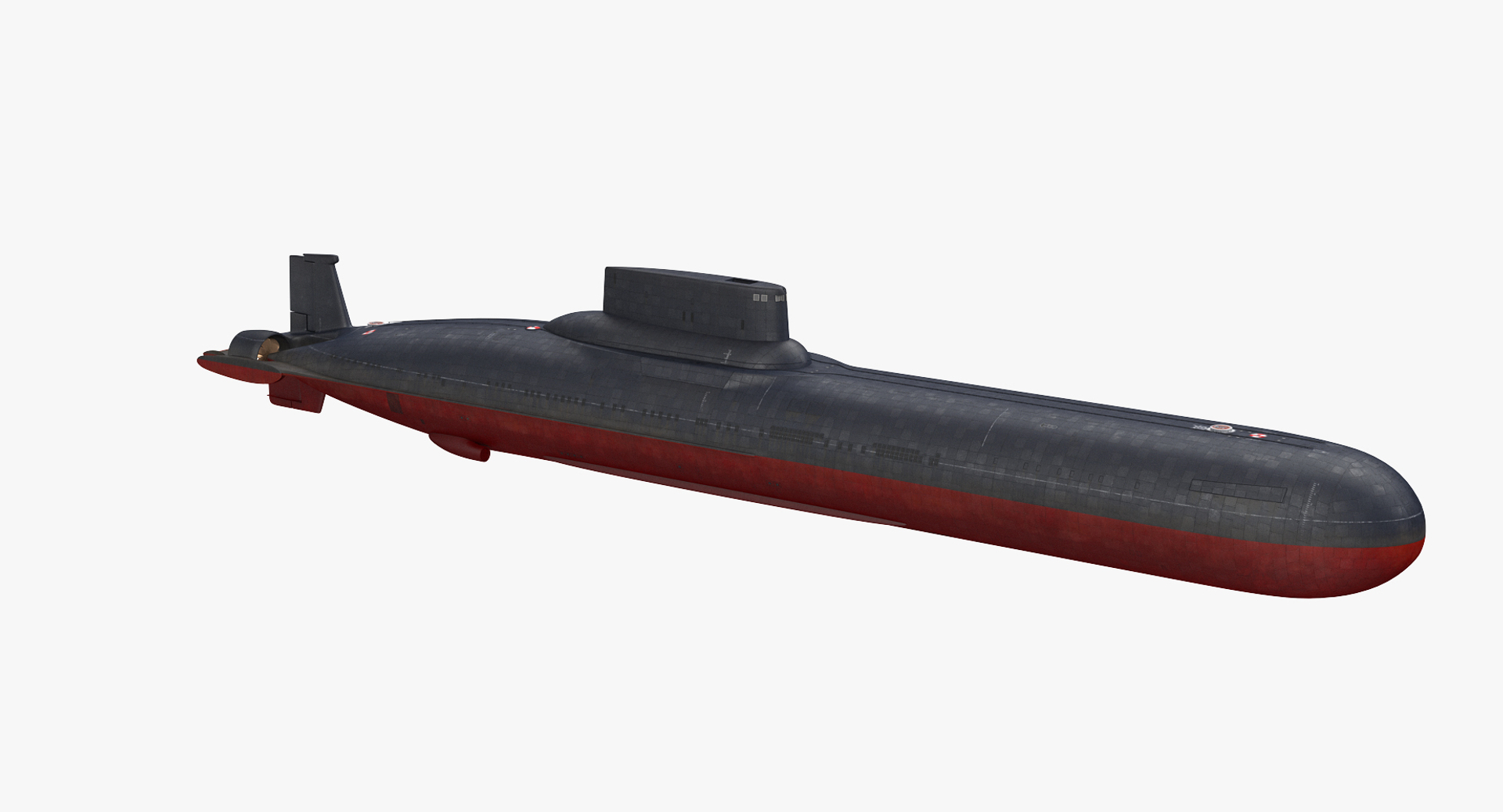 3D Typhoon Class Submarine Project Model - TurboSquid 1209408