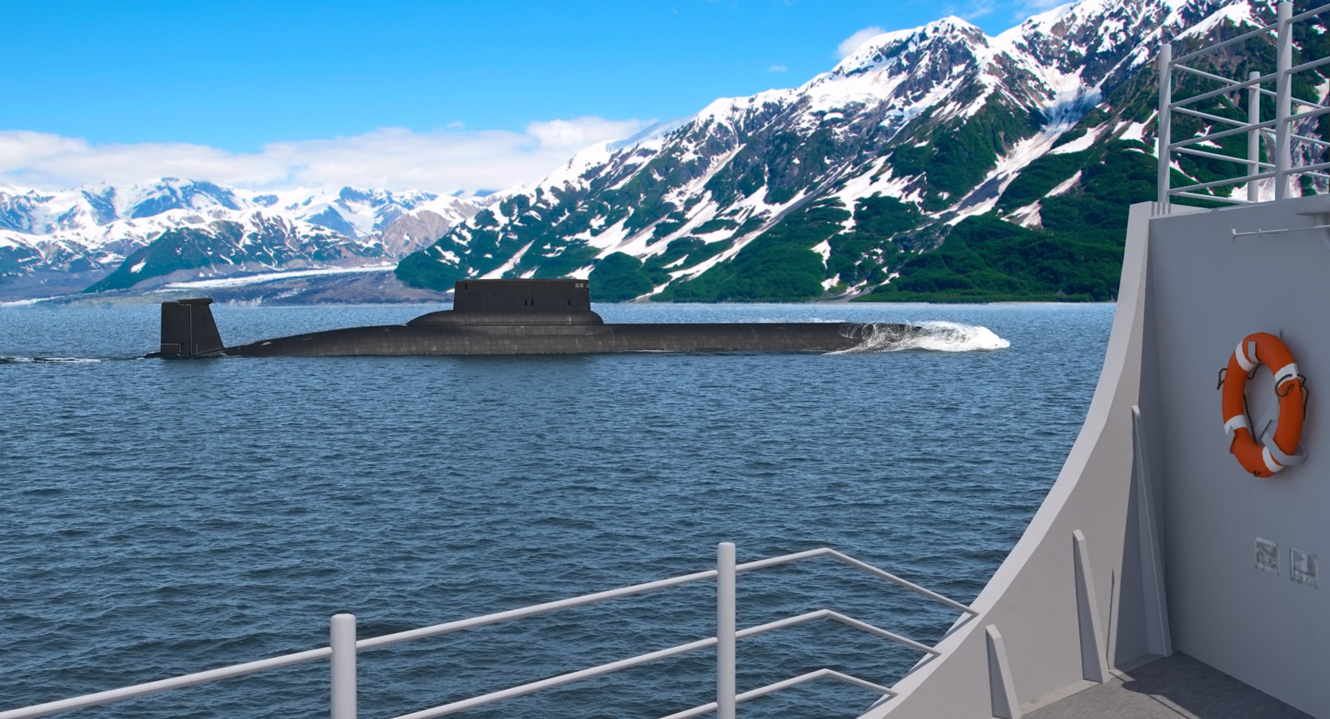 3D Typhoon Class Submarine Project Model - TurboSquid 1209408