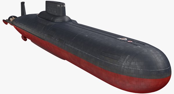 3D typhoon class submarine project model - TurboSquid 1209408