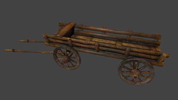 modelo 3d Carro de madera - TurboSquid 1286539