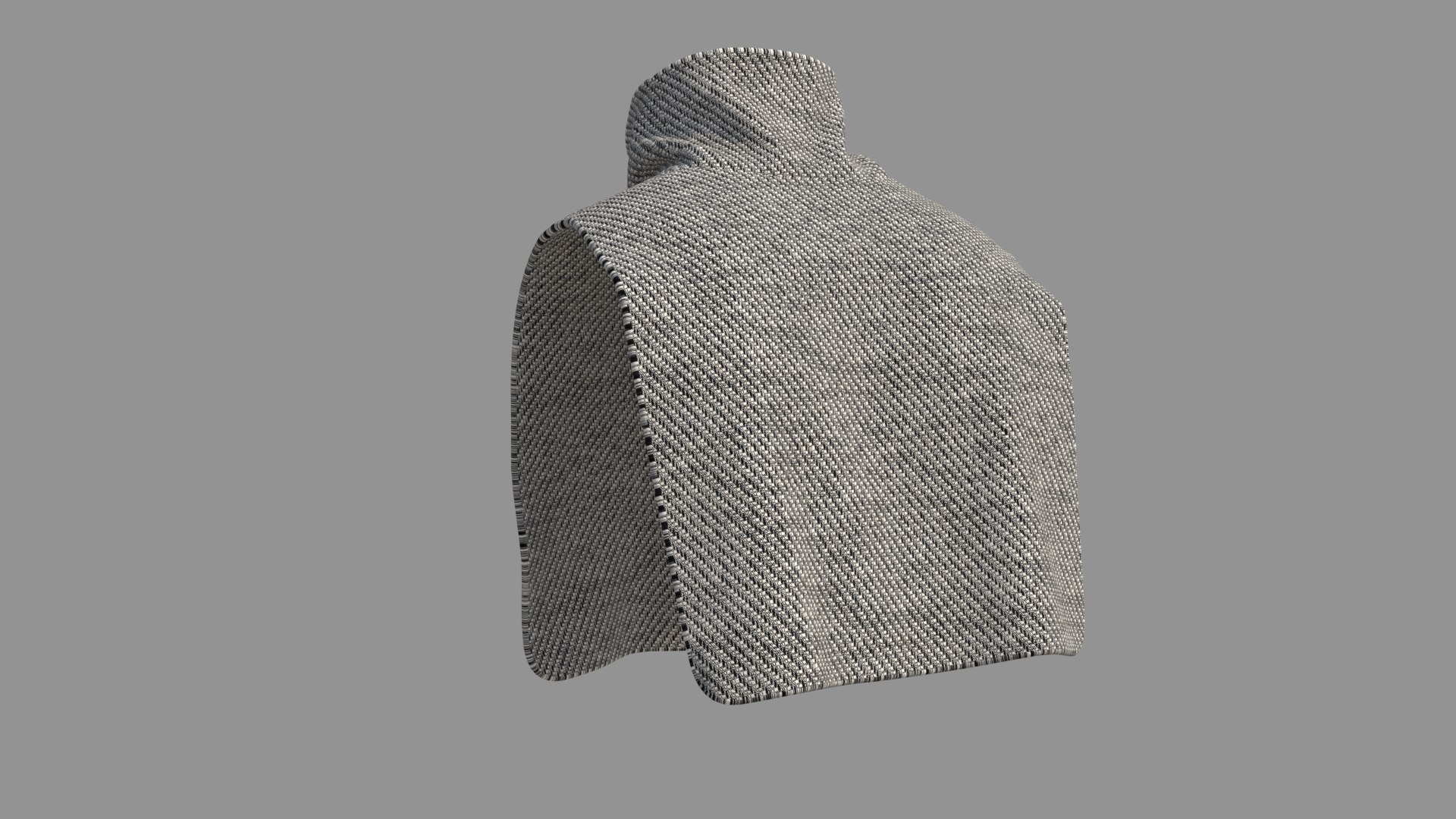 Scarf - High Neck Collar 3D Model - TurboSquid 1977859