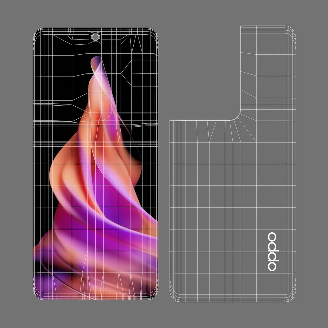 OPPO Reno 9 Pro Plus Black 3D Model - TurboSquid 2001851