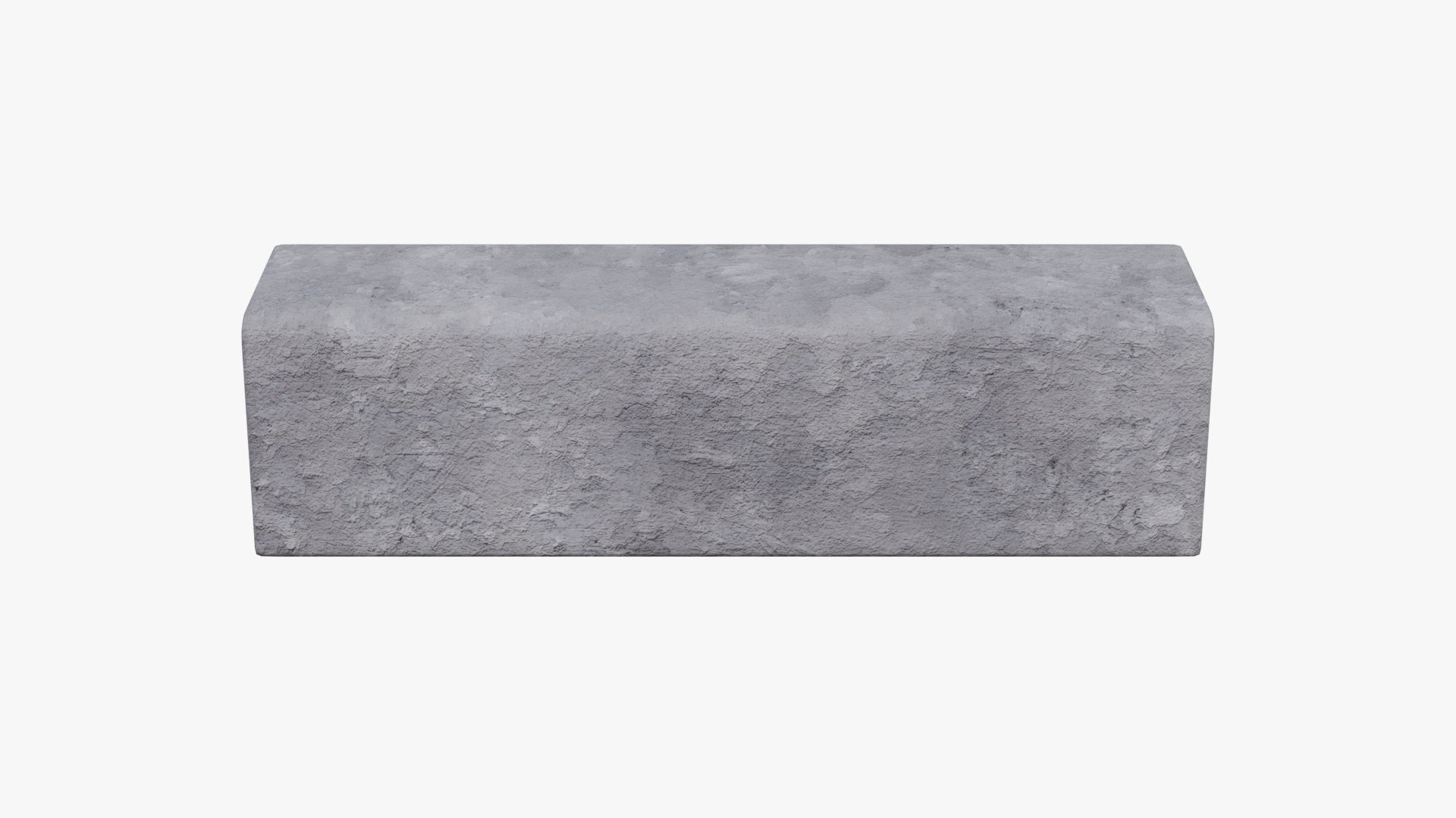 3D Concrete Curb - 24 Inches - TurboSquid 2205633
