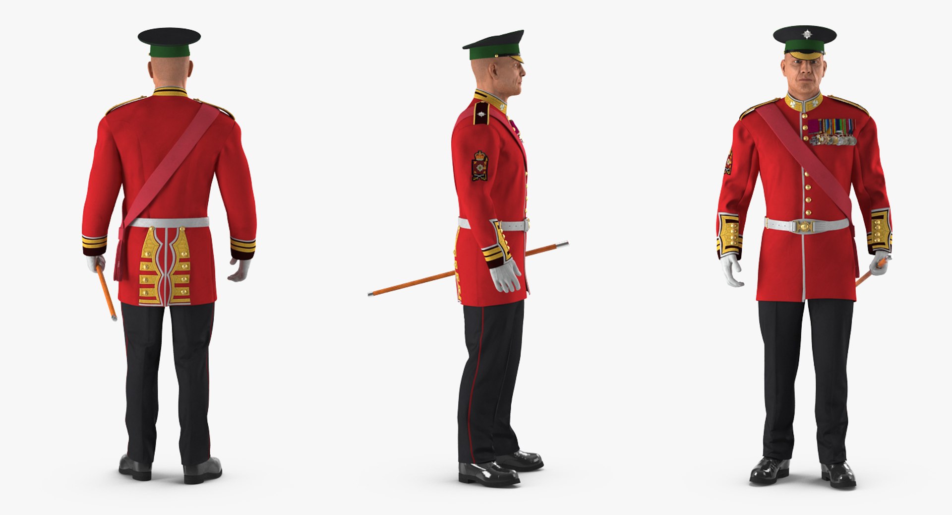 max irish guard sergeant standing