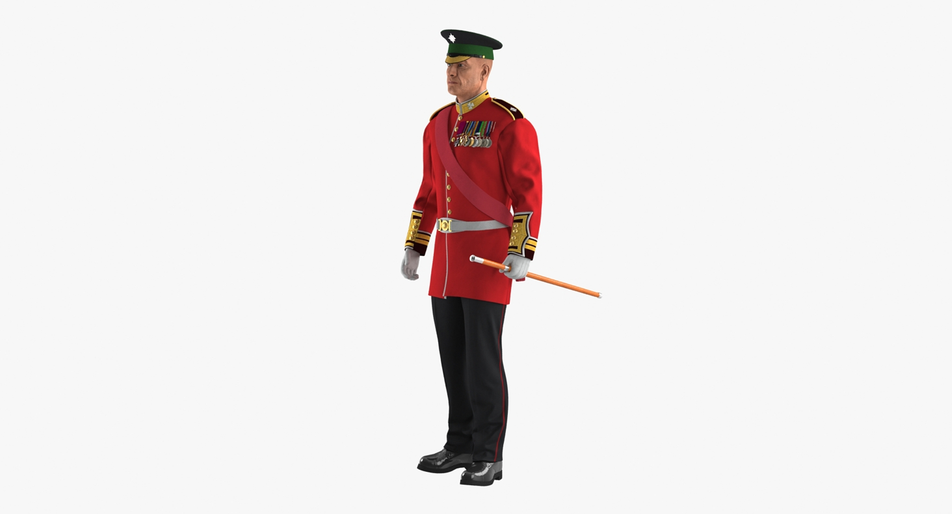 max irish guard sergeant standing