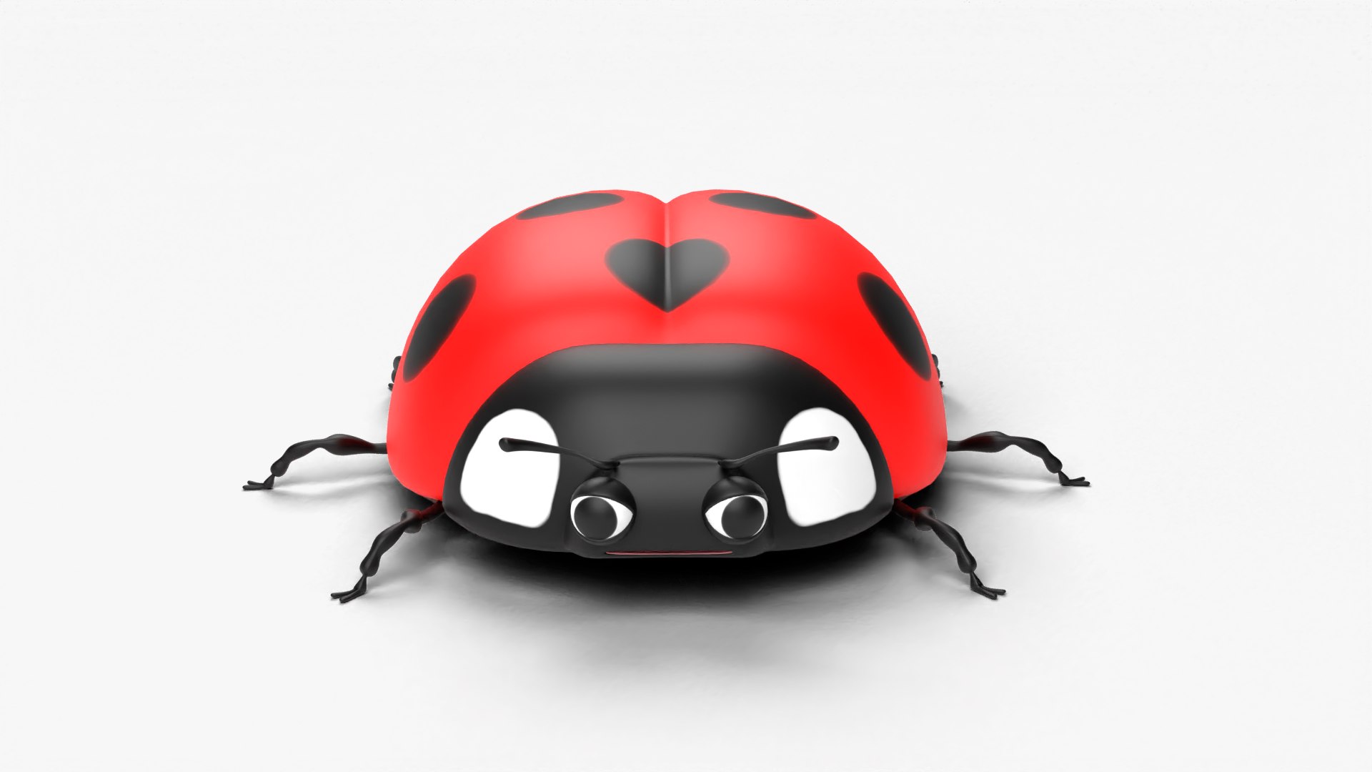 Cartoon Ladybug 3D - TurboSquid 2014146