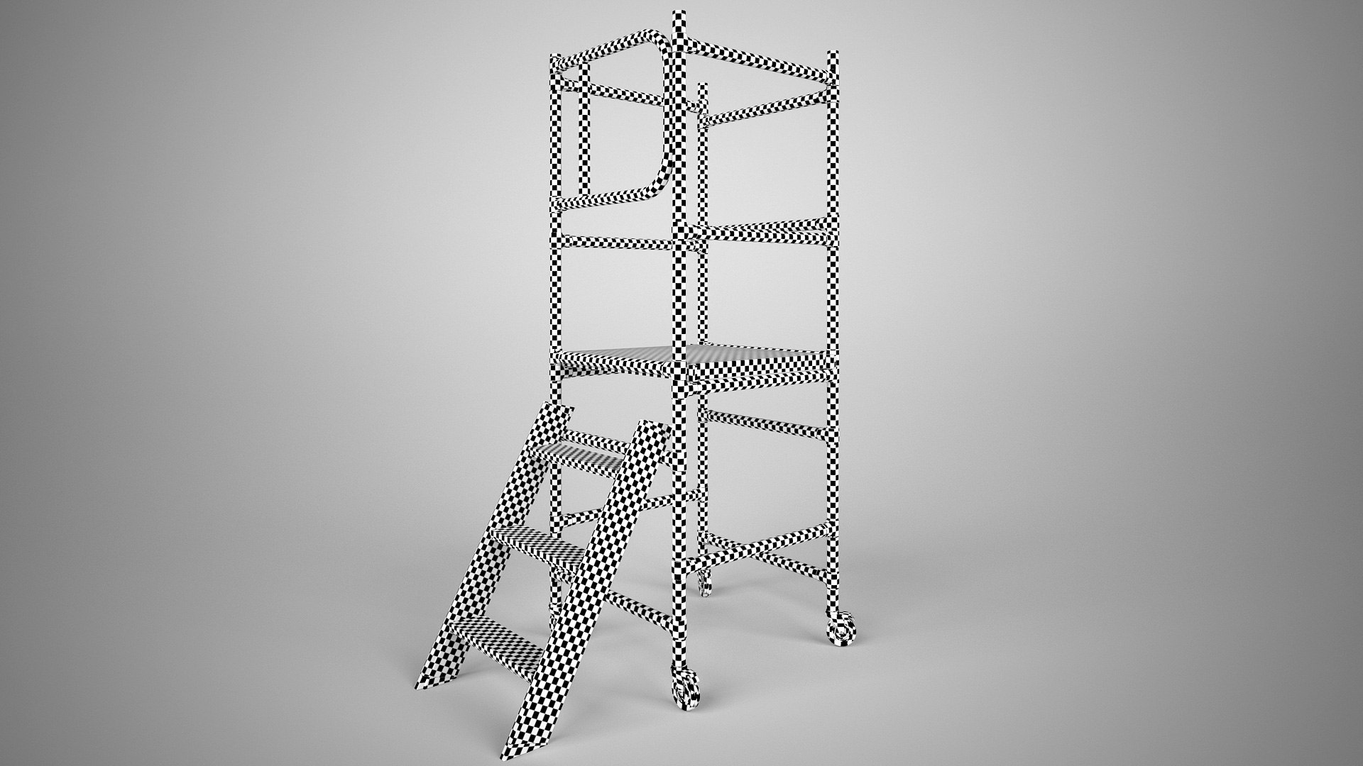 Scaffold Tower 3d Model