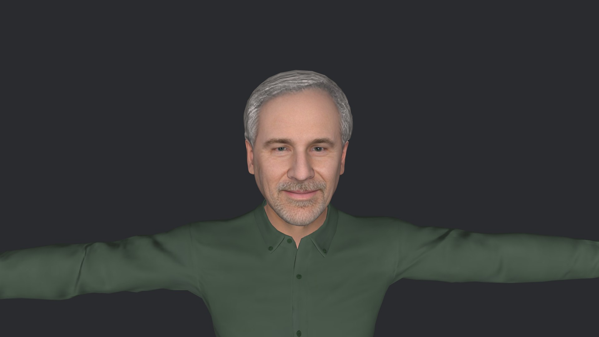 3D Steven Speilberg Hyper Realistic Full Body Fully Rigged 3D Character ...