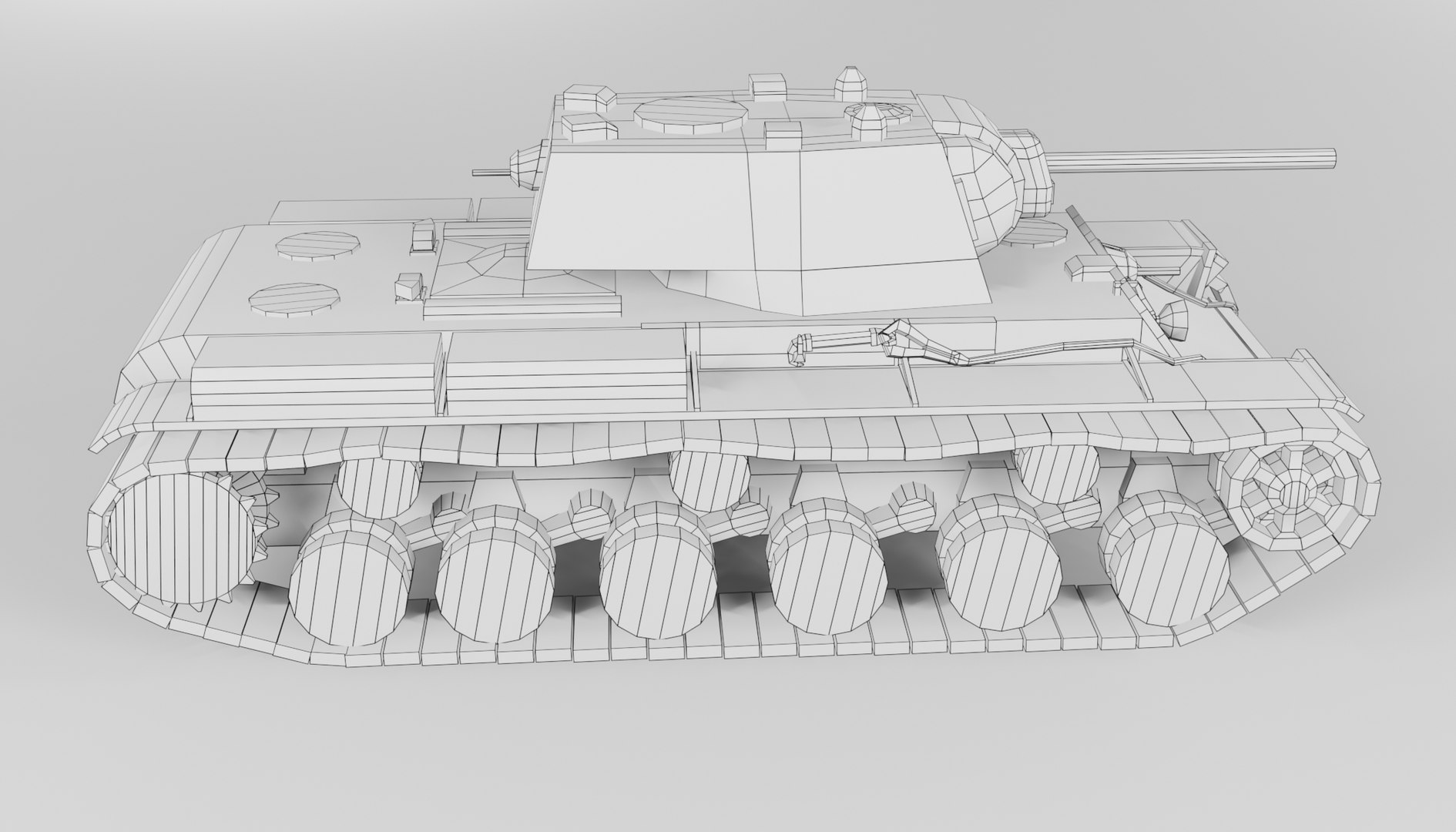 Kv-1 Soviet Heavy Tank Model - TurboSquid 1604277