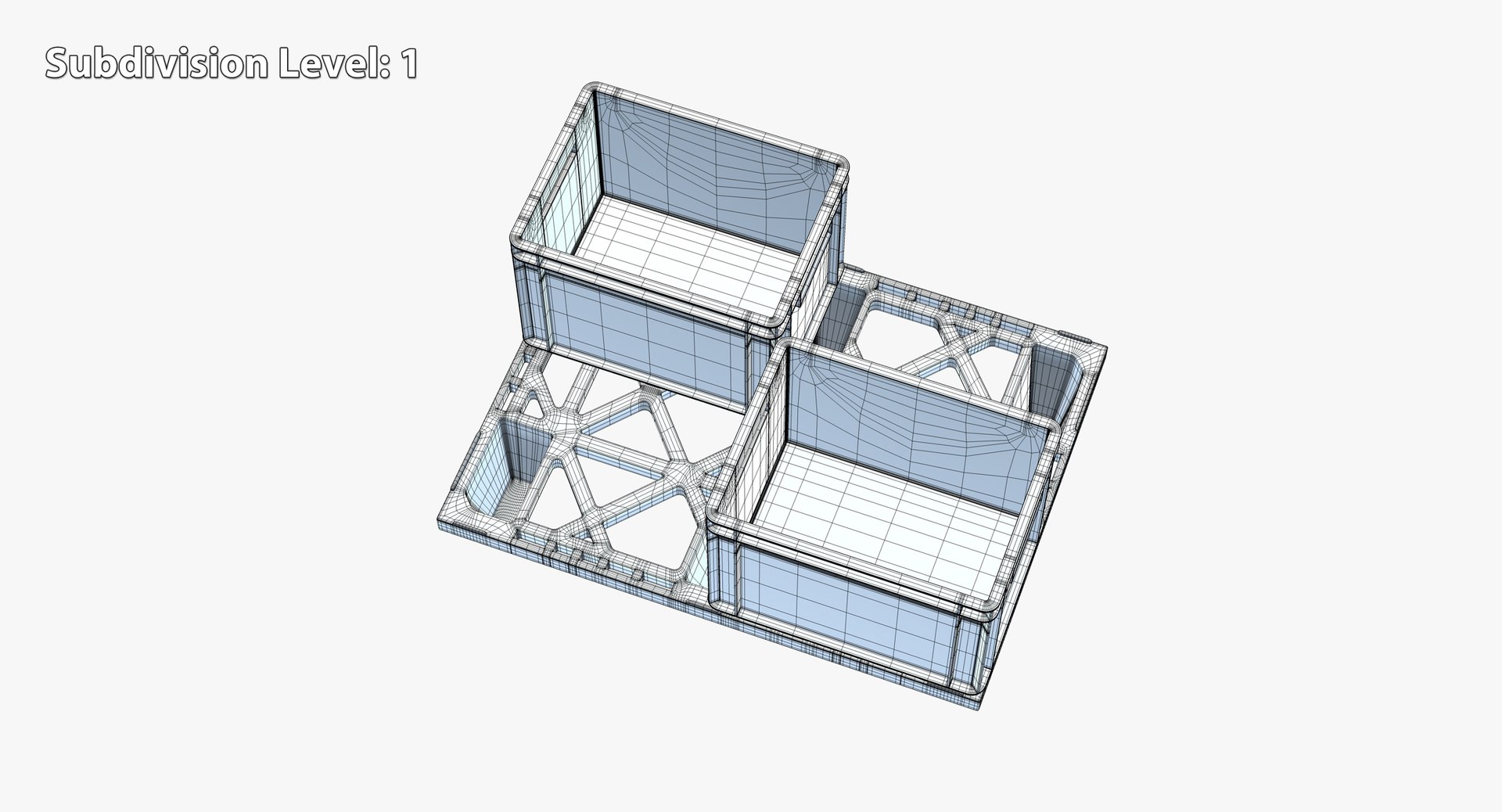 3ds Max Plastic Pallet Boxes