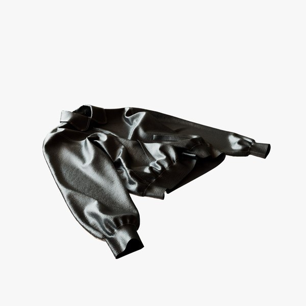 Leather Jacket on Floor 2 3D model - TurboSquid 1839704