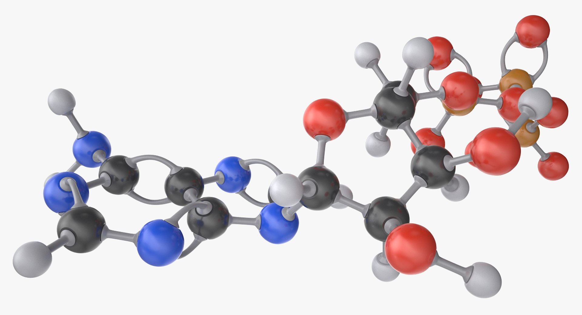 3D Adenosine Triphosphate Molecule - TurboSquid 1163235