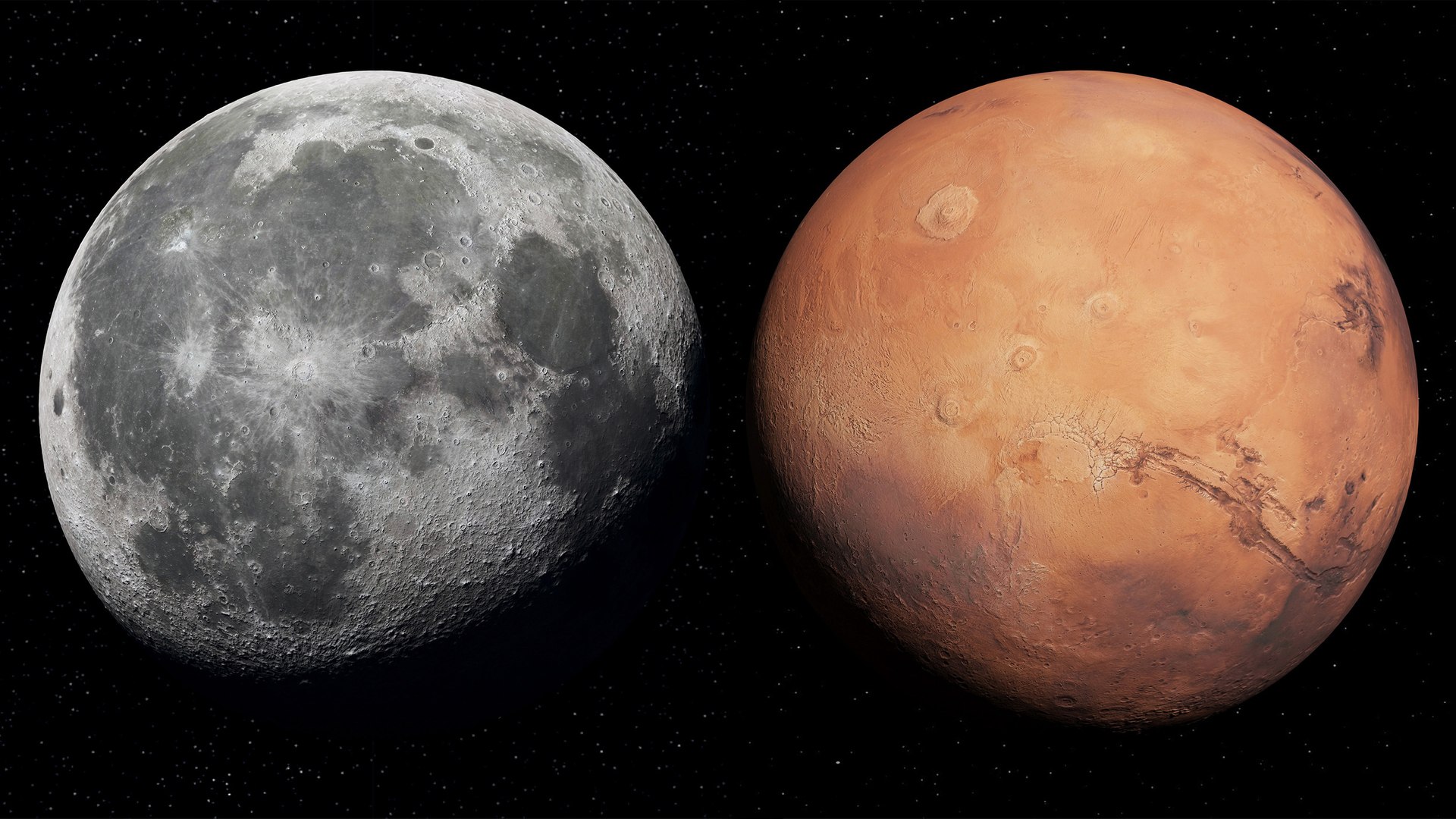 Moon And Mars Bundle 3D - TurboSquid 2088074