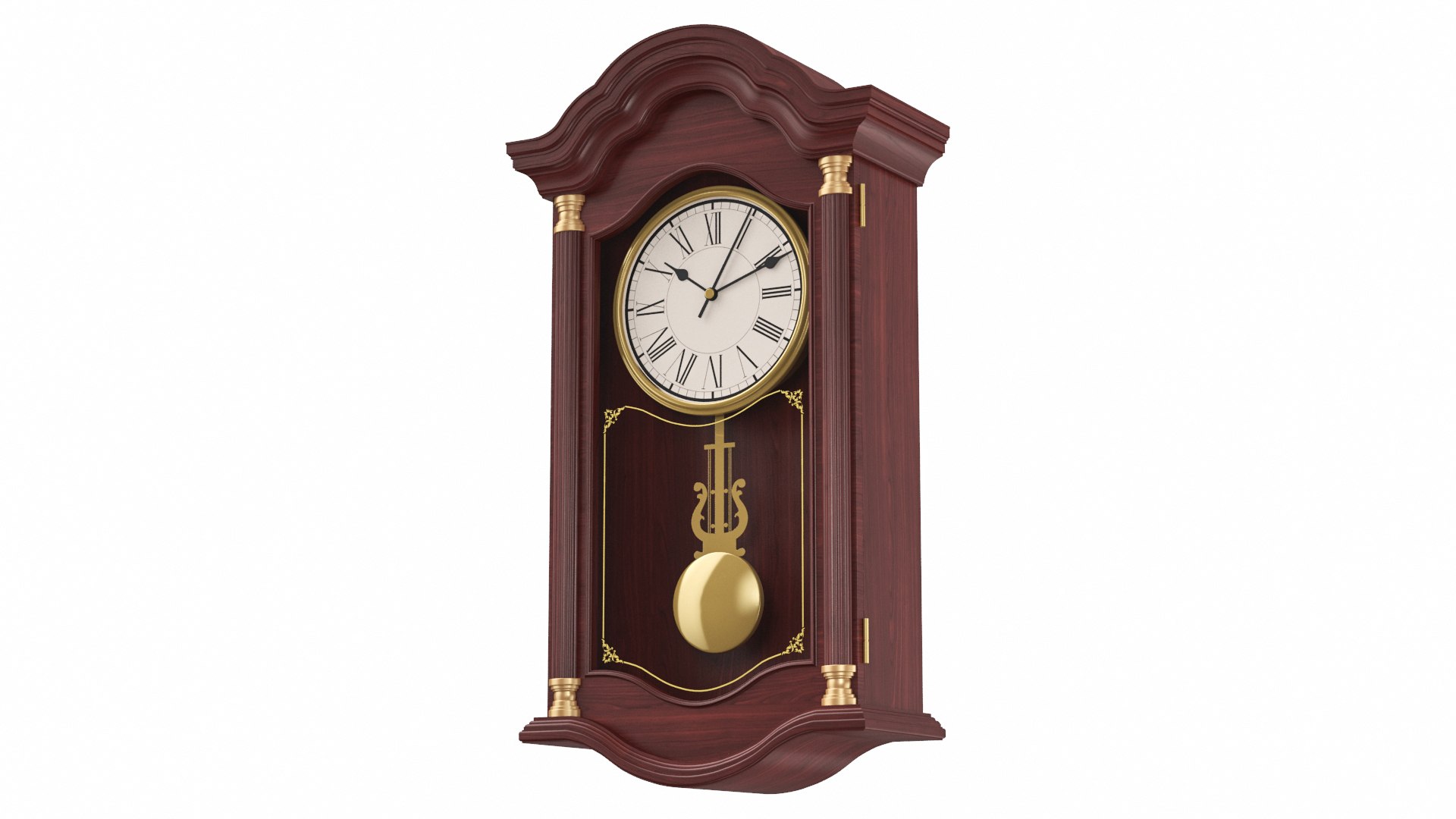 Classic Wall Clock 03 3D Model - TurboSquid 2159741