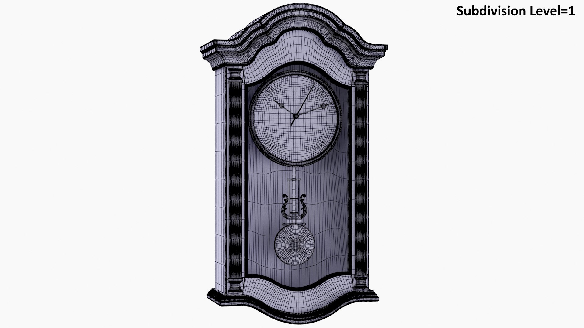 Classic Wall Clock 03 3D Model - TurboSquid 2159741