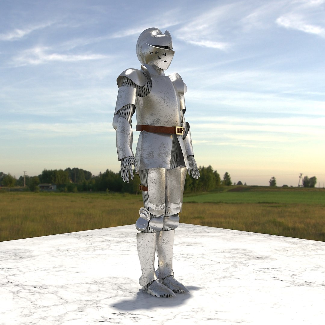 Knight Armor 1 3d Model