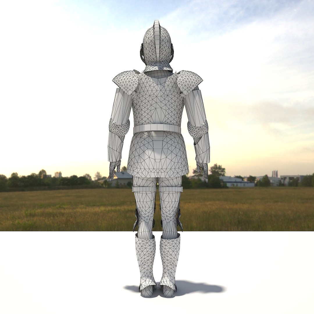 Knight Armor 1 3d Model