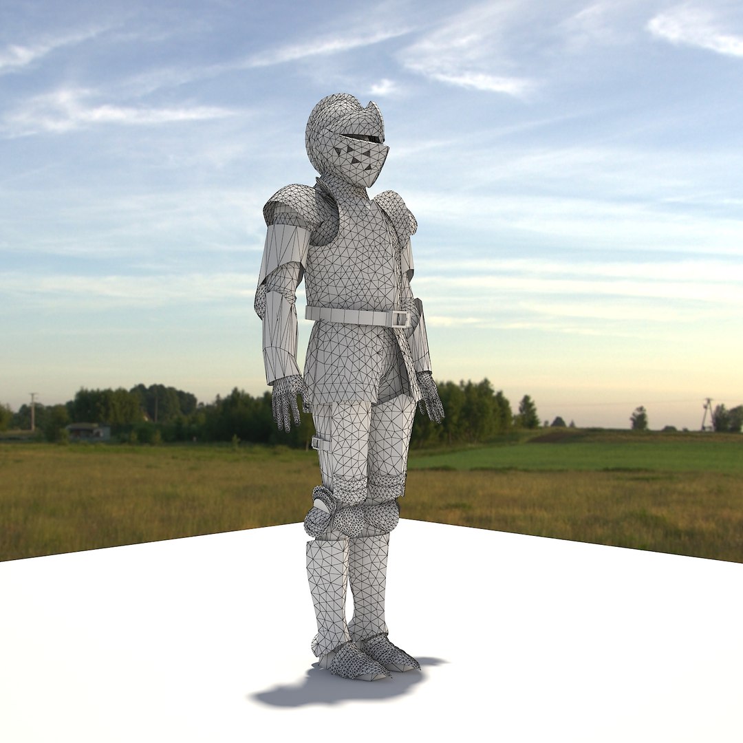 Knight Armor 1 3d Model