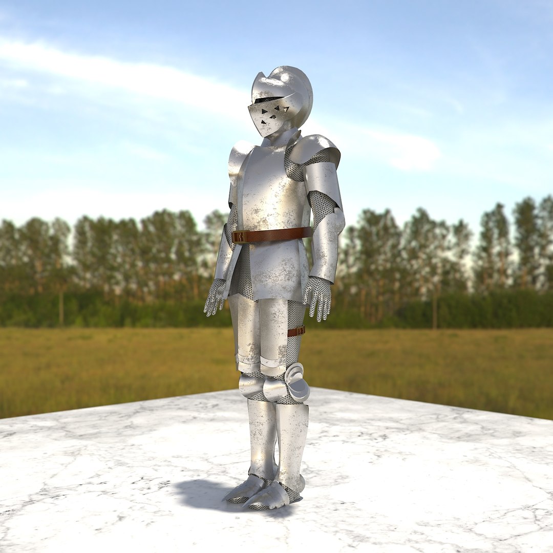 Knight Armor 1 3d Model