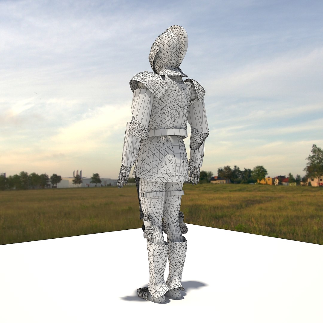 Knight Armor 1 3d Model