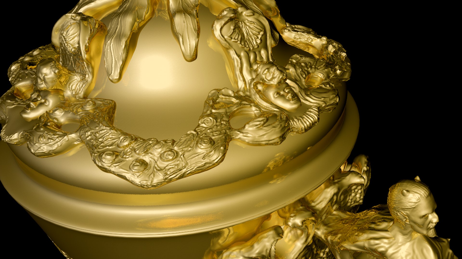 3D Webb Ellis Cup L054 Model - TurboSquid 1362667