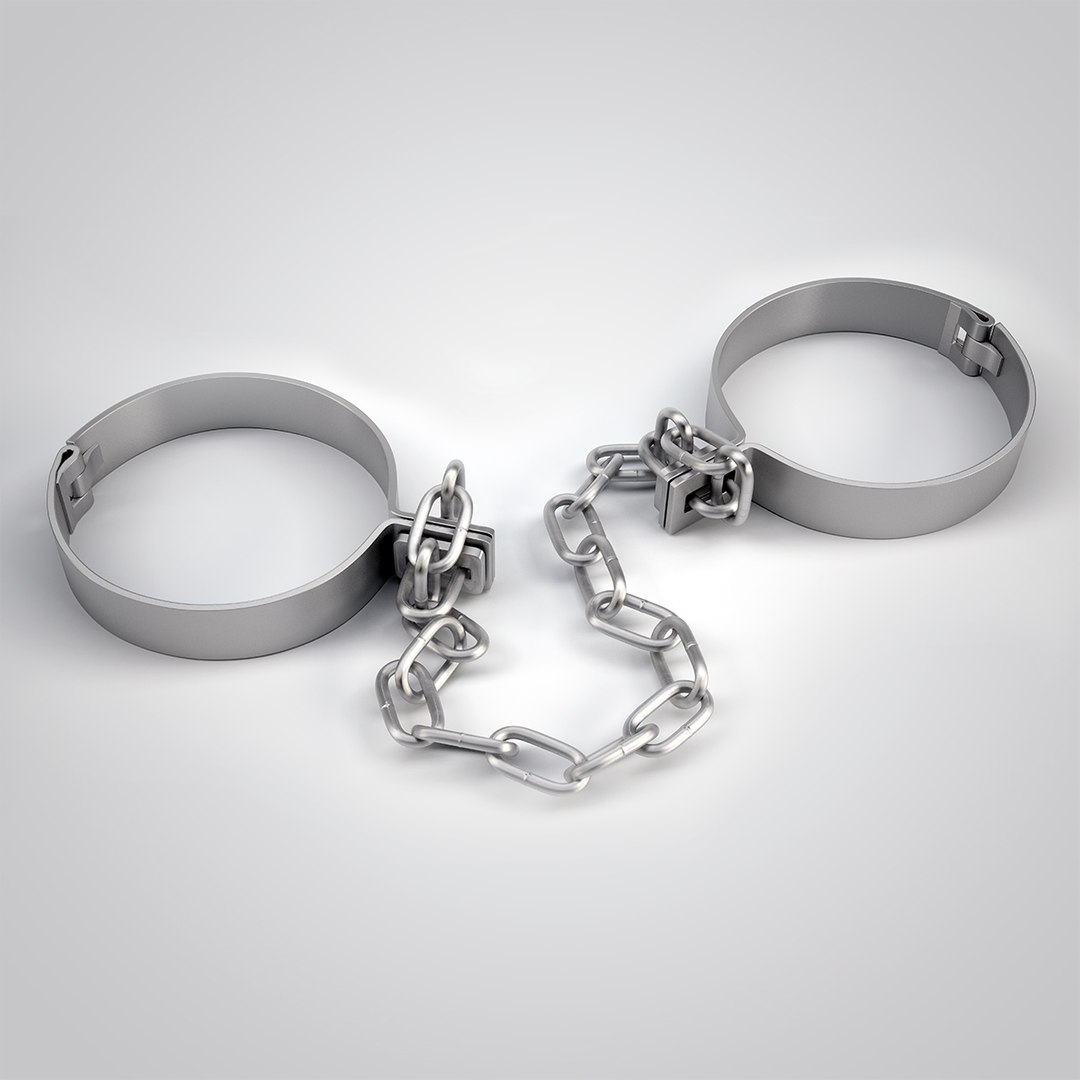 3d Shackles Iron Steel