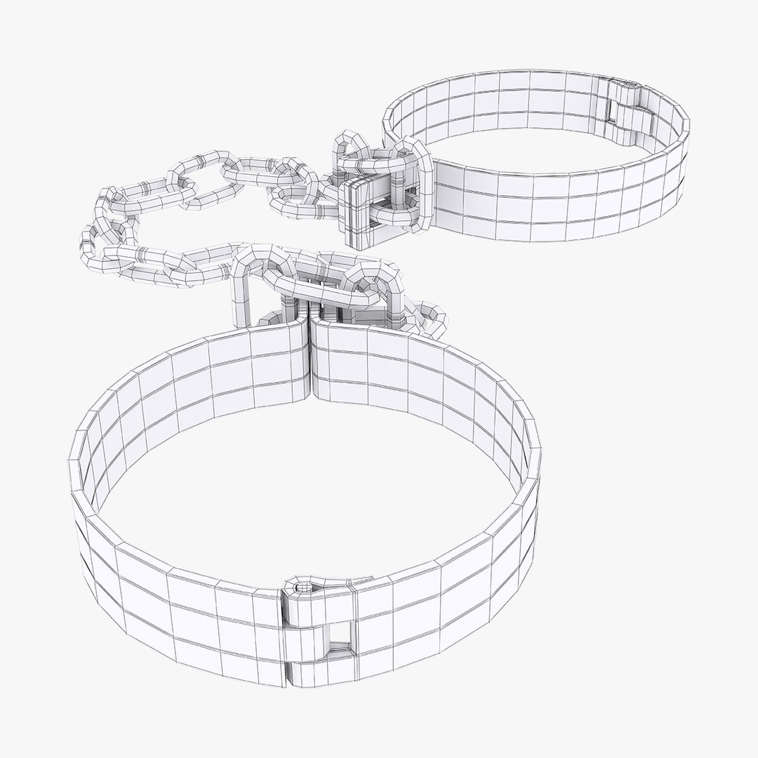 3d Shackles Iron Steel