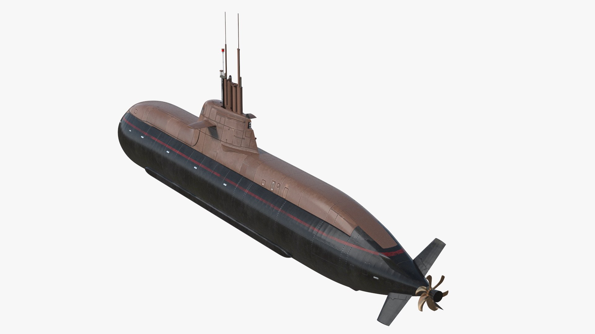 3D model HDW Class 212A Submarine Wet - TurboSquid 2065219