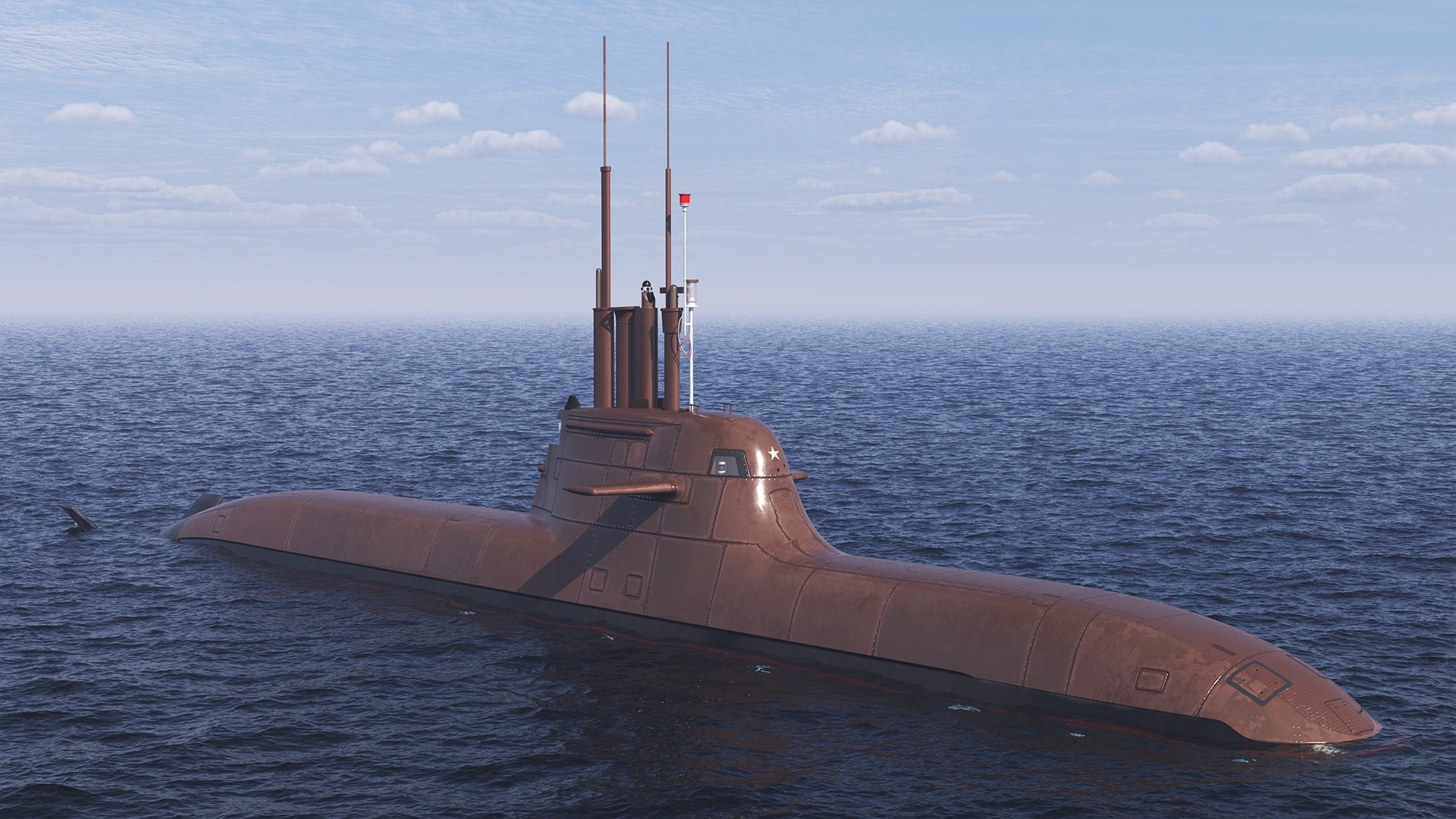 3D model HDW Class 212A Submarine Wet - TurboSquid 2065219